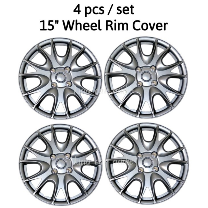 4 Biji 15 Inch ABS Wheel Cover Rim Center Hub Cap Suitable For Nissan ...