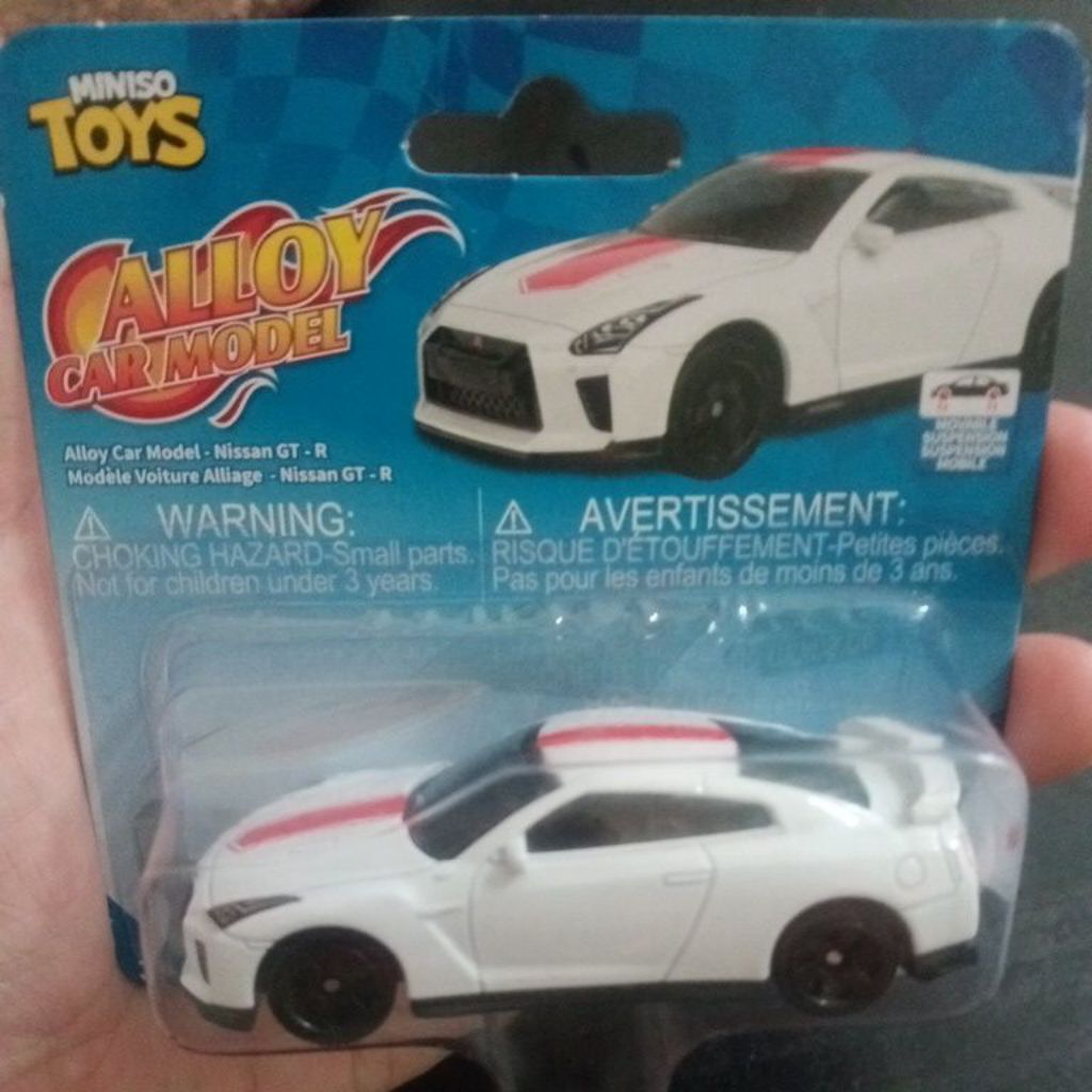 Toys miniso ALLOY Car model #Nissan GT-R模型玩具車 | Shopee Malaysia