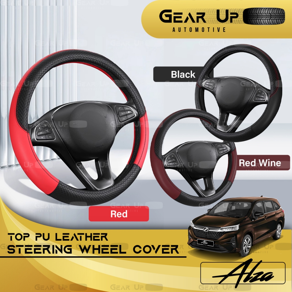 𝐒𝐓𝐄𝐄𝐑𝐈𝐍𝐆 𝐂𝐎𝐕𝐄𝐑 NEW Perodua ALZA 2025 2024 2023 2022 Accessories Gear Up ...