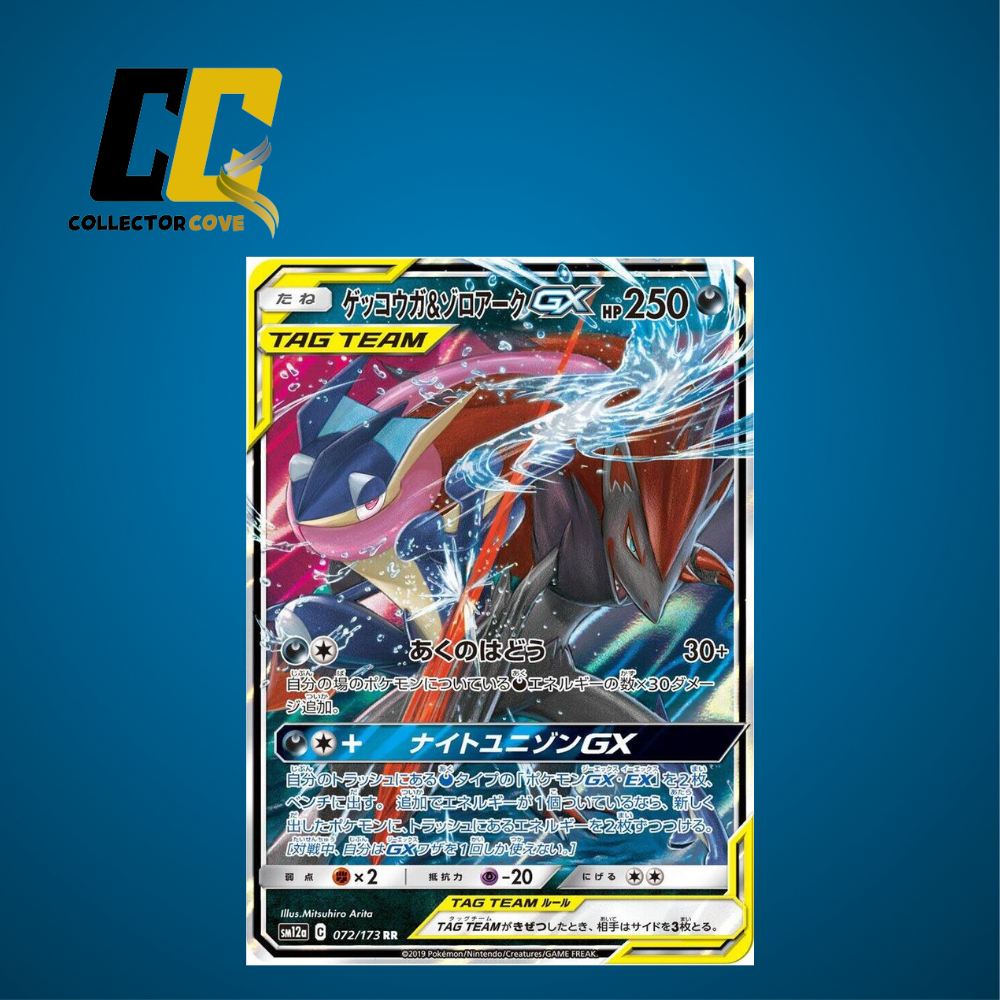 Pokemon Greninja & Zoroark GX - 072/173 - SM12a: TAG TEAM GX: Tag All Stars (SM12a) Trading Card ...