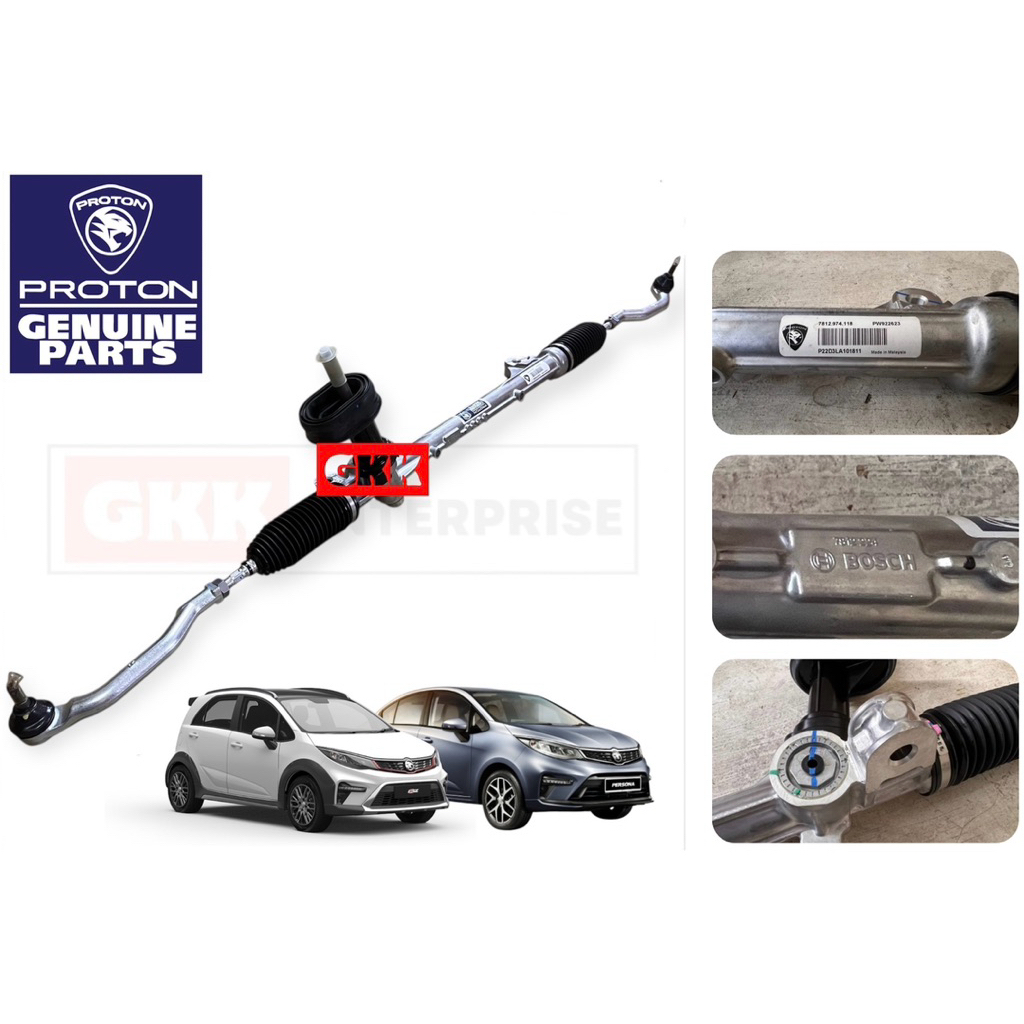 💯ORIGINAL PROTON IRIZ VVT PERSONA VVT STEERING RACK ASSY+TIE ROD END ...