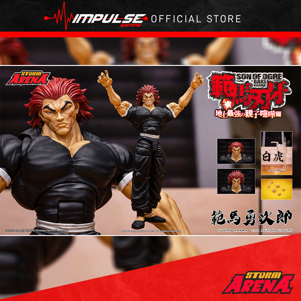 [PREORDER] Storm Arena 1/12 Yujiro Hanma Action Figure / Orga / Baki / 范马勇次郎 可动模型 | Shopee Malaysia