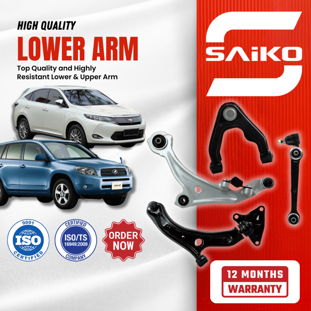 SAIKO ORIGINAL - Toyota Harrier ZSU60 / RAV4 ACA30 - LOWER ARM (Front ...