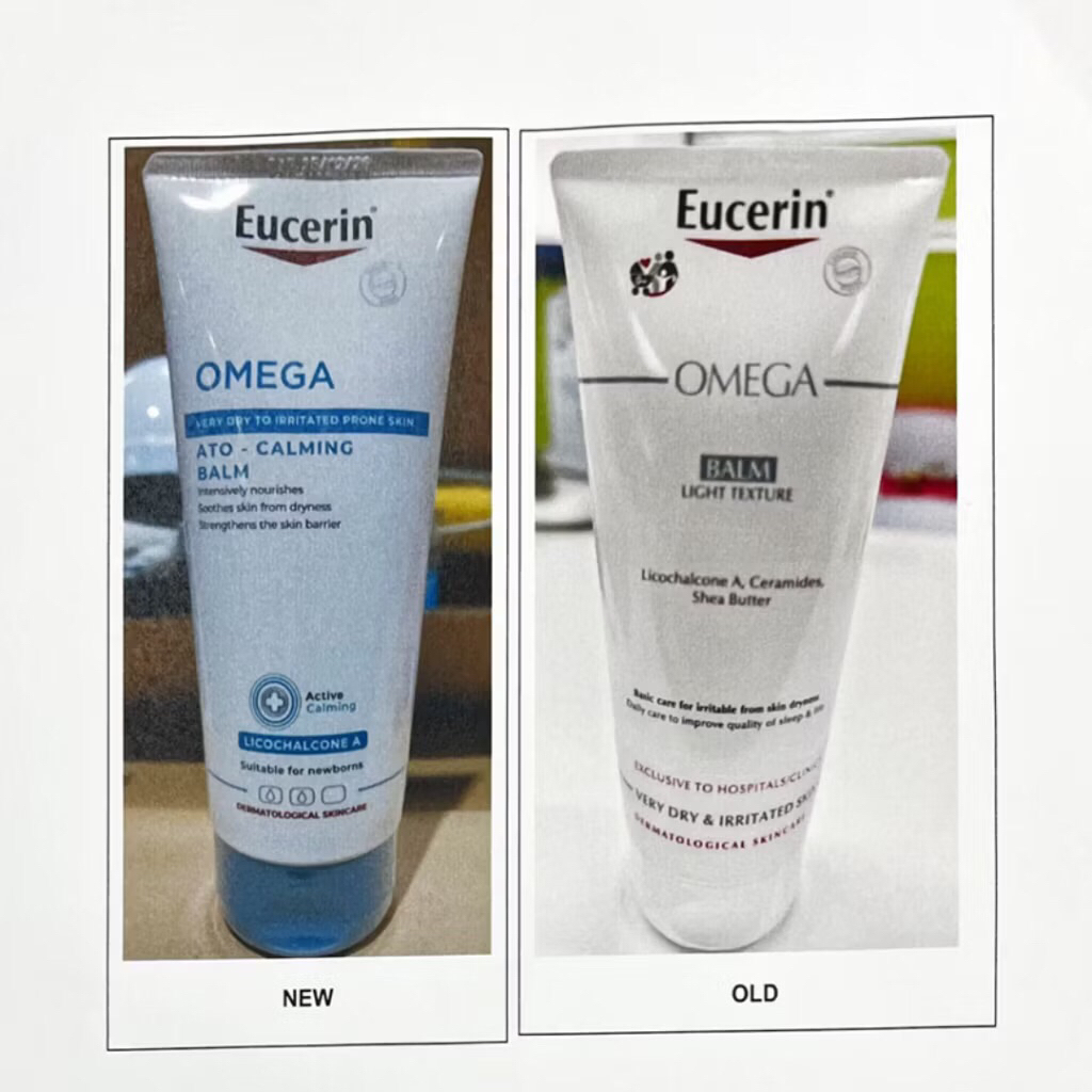 EUCERIN (Omega Balm) Light Texture 200m - For dry skin irritation skin ...