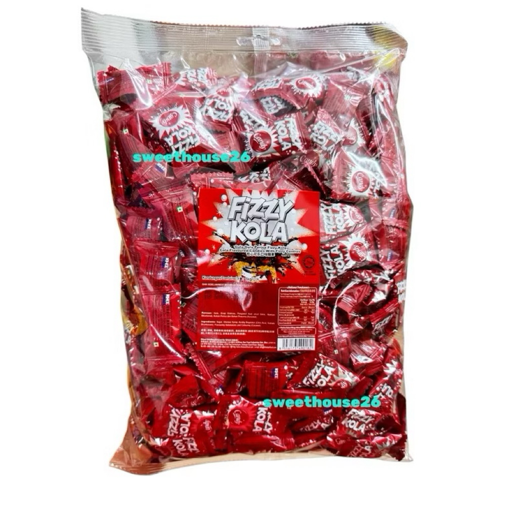 Fizzy Kola Candy 1kg (400pcs) | Shopee Malaysia