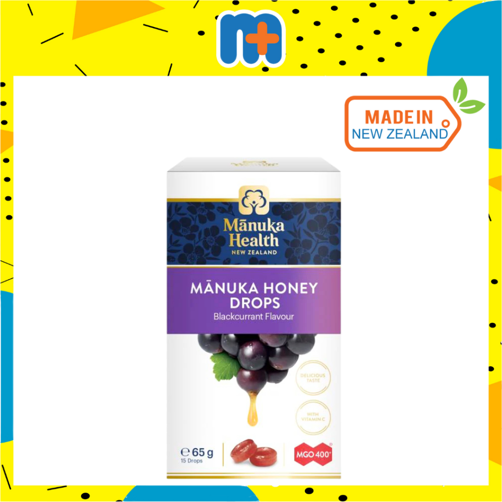 [MPLUS] MANUKA Health Manuka Honey Drops Mgo 400+ With Blackcurrant 15 ...