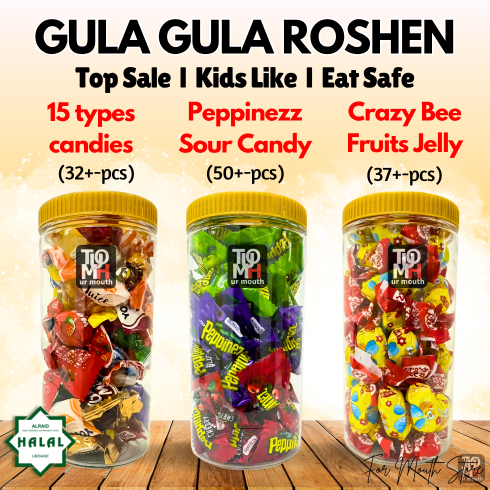 ROSHEN Crazy Bee Jelly Candy Gula Gula Viral Gummy Halal Gummy Candy ...