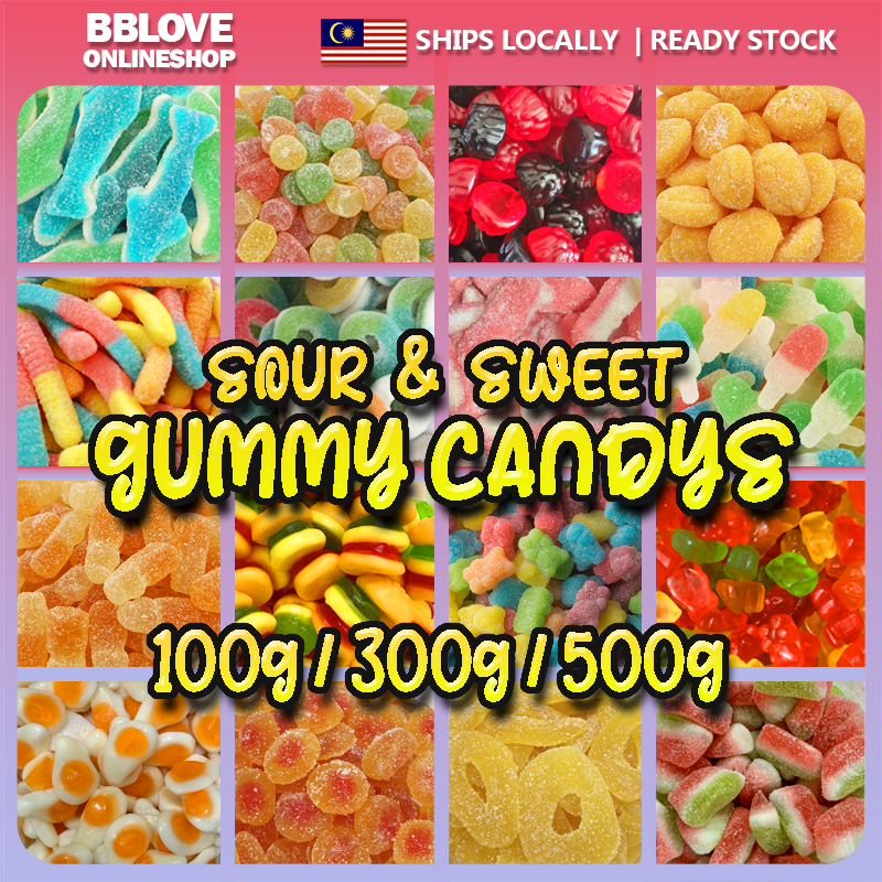 🔥🔥Soft gummy Gula Jelly Sour gummy, MIX ,Manis, Candy viral, Soft candy ...