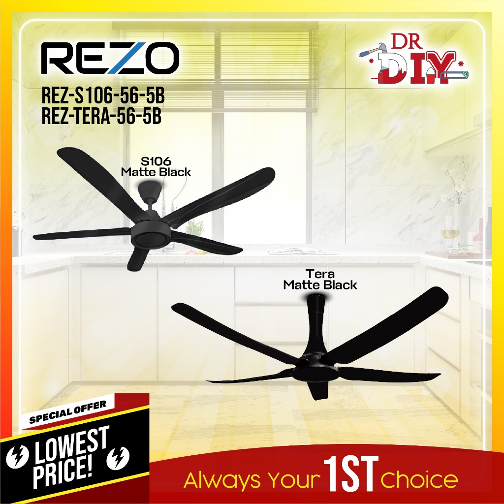 [ SALE !! SALE !! ] REZO S106 56” / REZO TERA 56” / AC MOTOR / CEILING ...