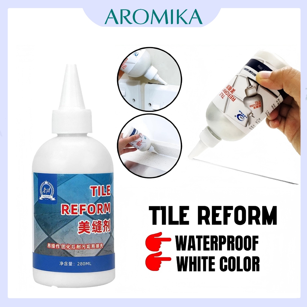 Tile Reform Grouting Fix Tile Filler Seam Agent Anti-Fungus Waterproof ...