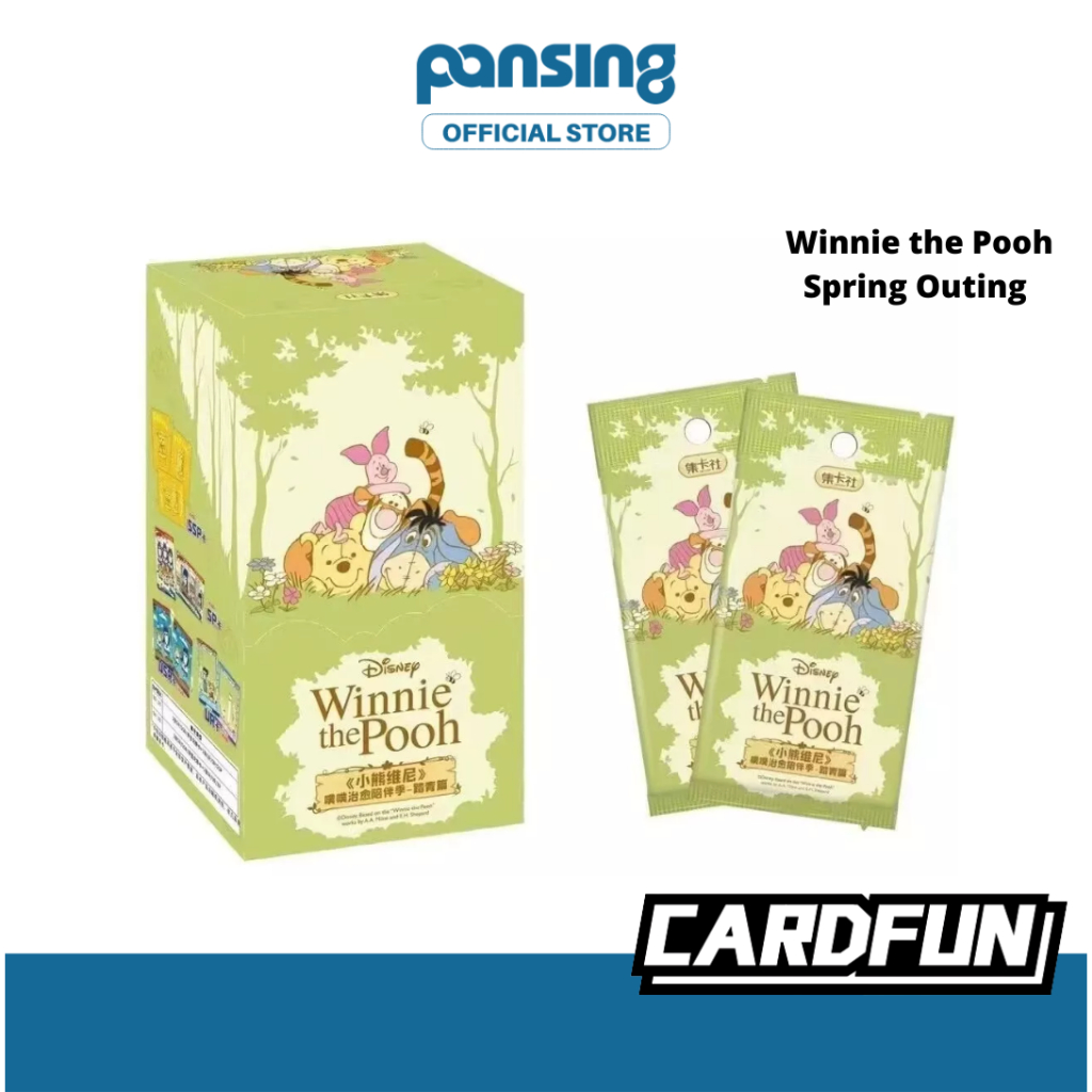 CARDFUN Winnie the Pooh Trading Cards Box Set | Spring Outing Single ...