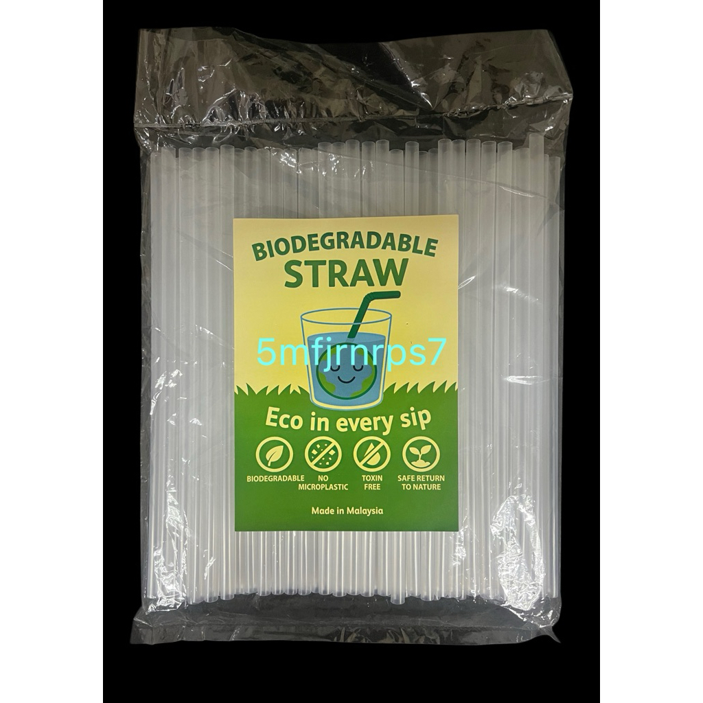 Biodegradable Straw (100pcs+-/pkt) | Shopee Malaysia