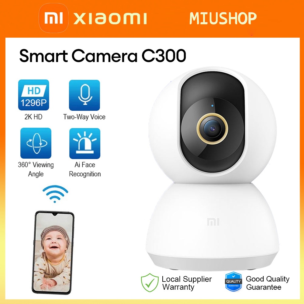 Xiaomi CCTV Smart Camera C300 2K Ultra-clear Resolution Infrared Night ...
