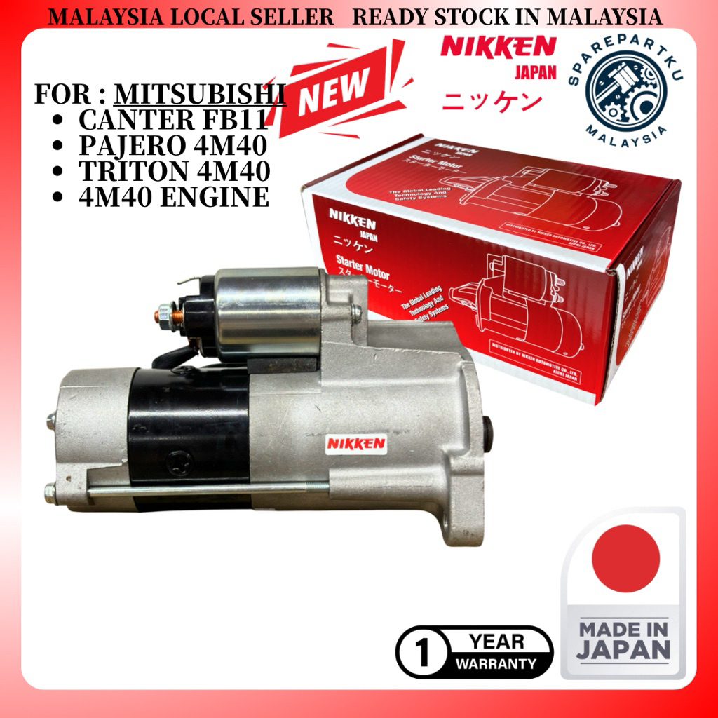 NIKKEN JAPAN MITSUBISHI PAJERO 4M40 / CANTER FB11 / TRITON 4M40 ENGINE ...