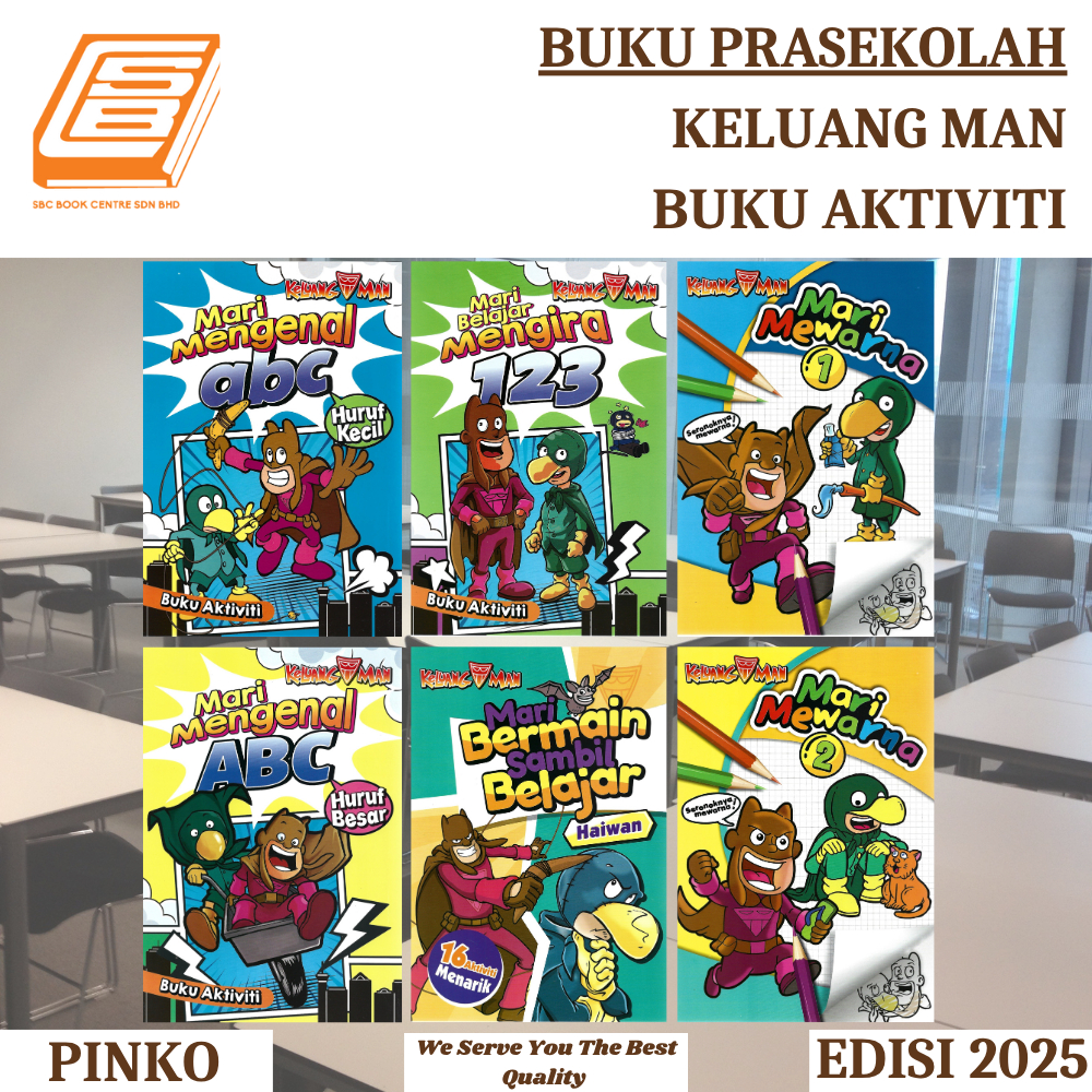 [SBCB] Buku Prasekolah : Keluang Man Buku Aktiviti ( Pinko ) | Shopee Malaysia