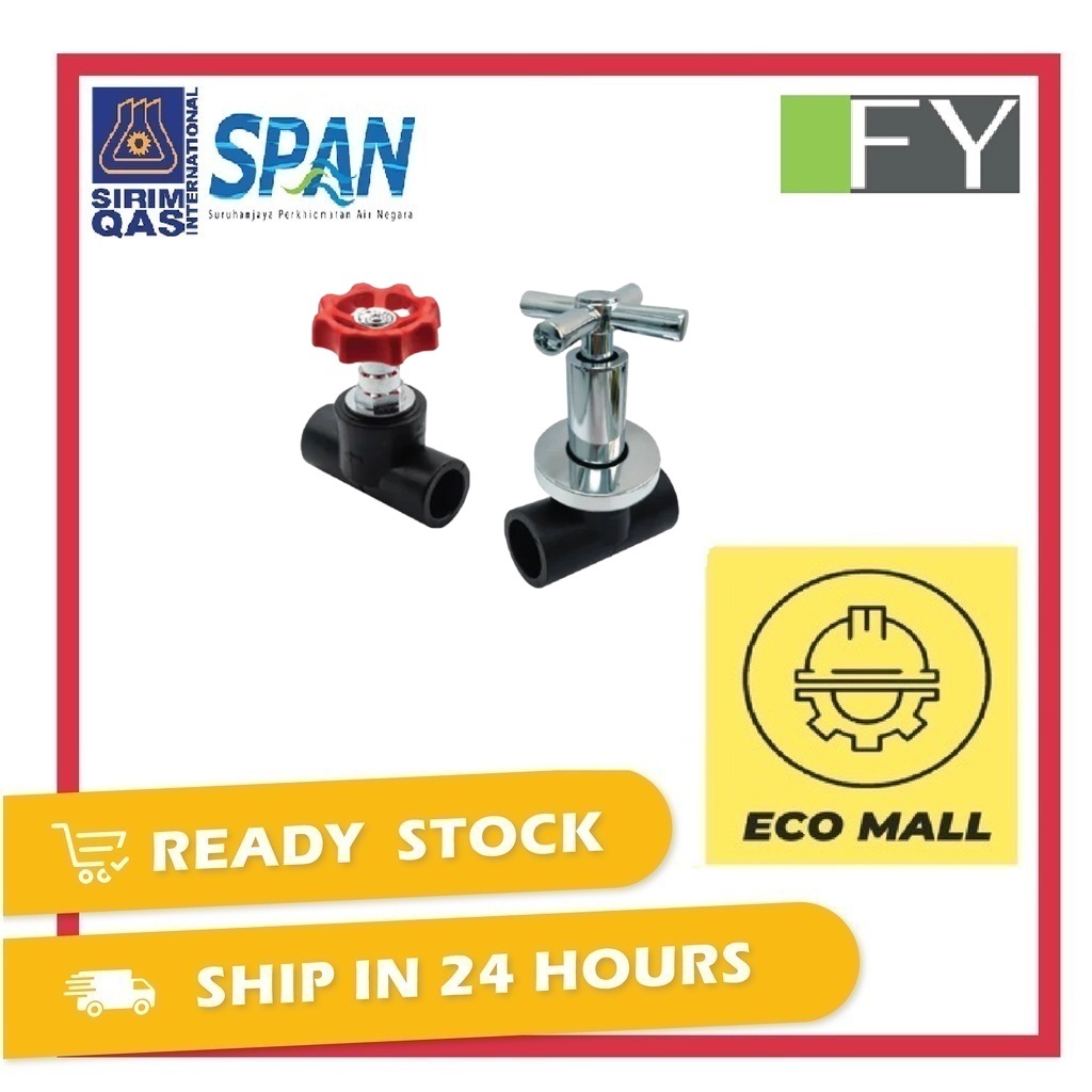 FY HDPE Socket Fusion Stop Valve 20mm~32mm Malaysia High Quality ...