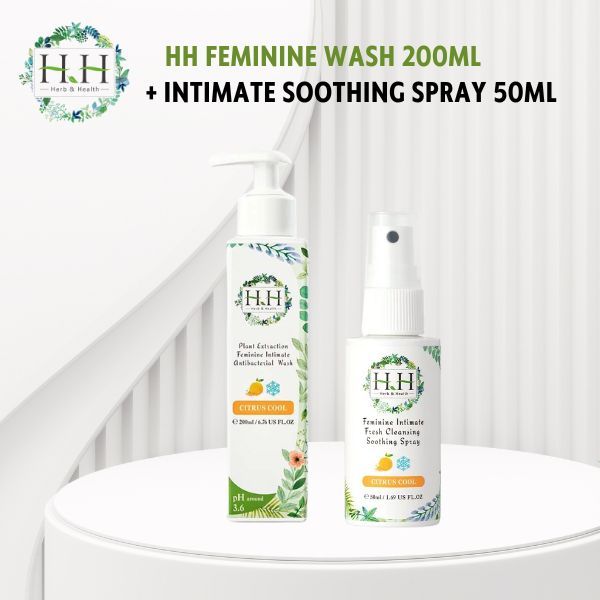 [Bundle Set] HH Antibacterial Feminine Wash 200ml + HH Intimate ...
