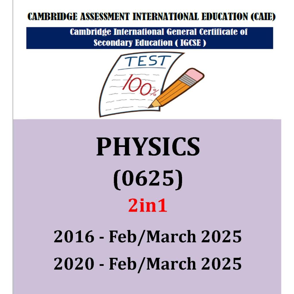 Igcse Past Year Paper Physics Extended P 2,4,6 ( 2in1 Versions ...