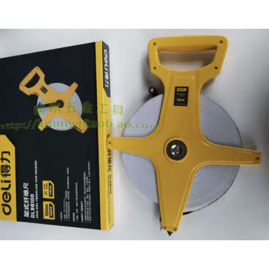 Deli DL98100 High Quality Plastic Shell Frame Type Leather Tape Measure ...