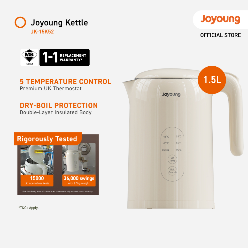 Joyoung Multi-Temperature Adjustable Kettle (1.5L) JK-15K52 | Shopee ...