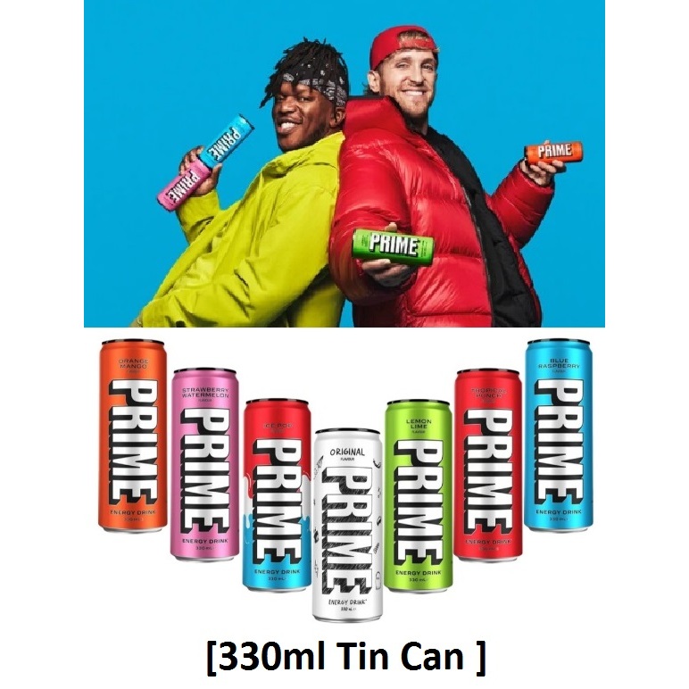 CHEAPEST Prime Energy Drink Can 330ml - Original Ice Pop Orange ...