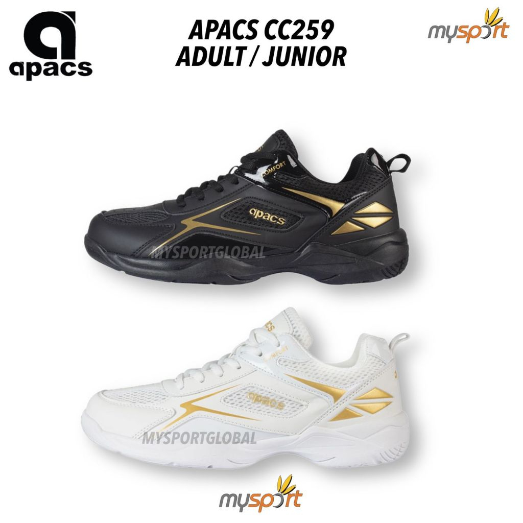 APACS ADULT / JUNIOR CC 259 BADMINTON SHOES INDOOR/COURT SHOES | Shopee ...