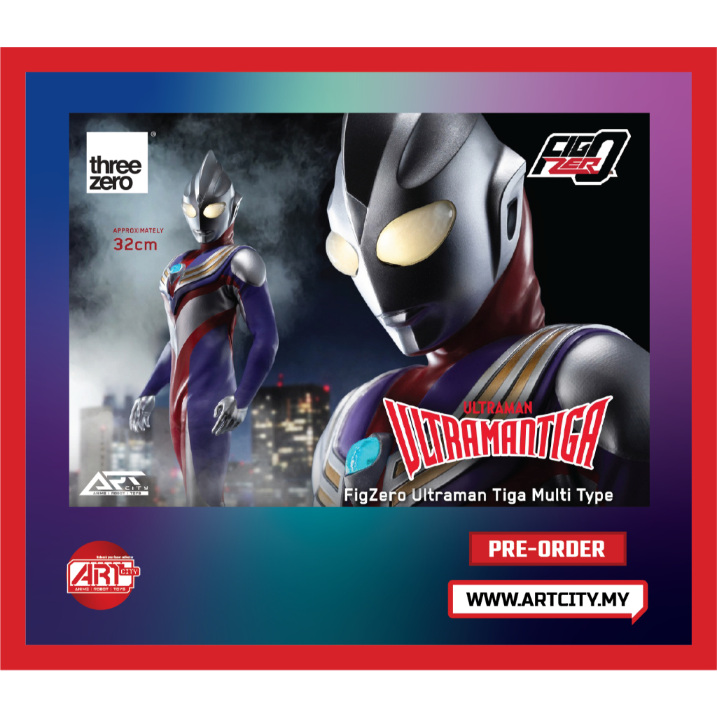 ThreeZero - FigZero Ultraman Tiga Multi Type - Ultraman Tiga - 1/6th ...