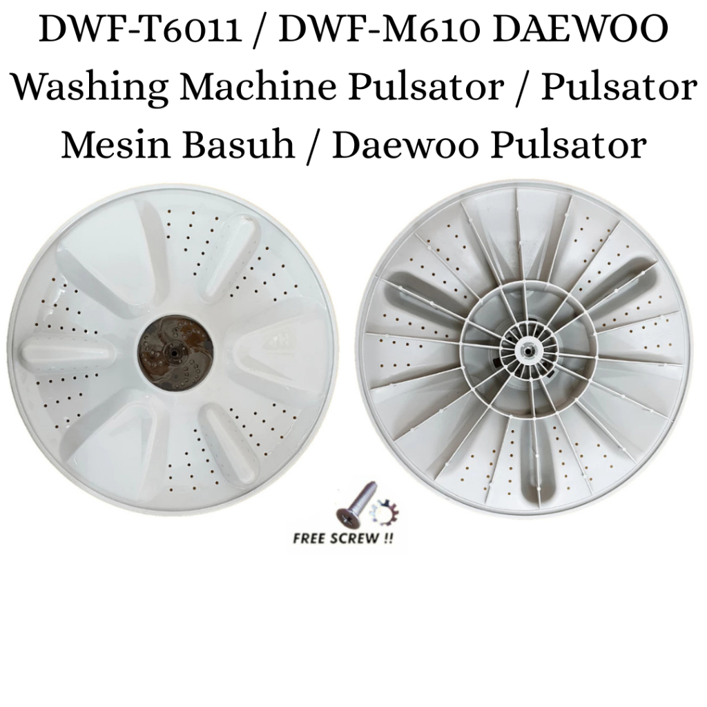 DWF-T6011 / DWF-M610 DAEWOO Washing Machine Pulsator / Pulsator Mesin ...