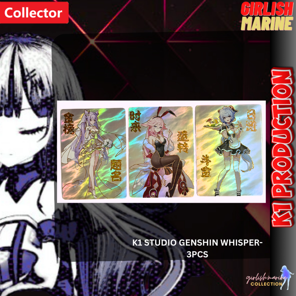 [DIY card]MYD DIY CUSTOM anime waifu card series K1 genshin whisper ...