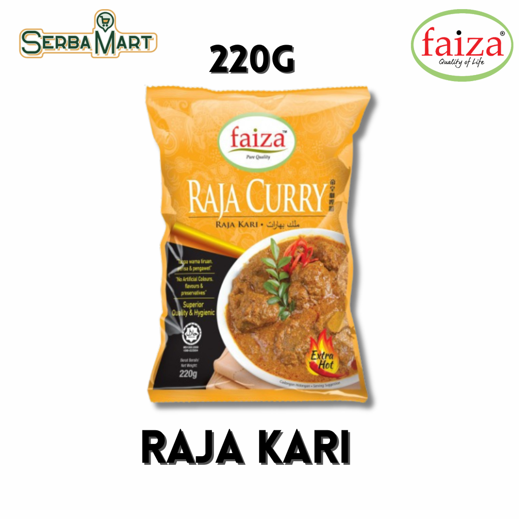 FAIZA Raja Kari 220g | Shopee Malaysia
