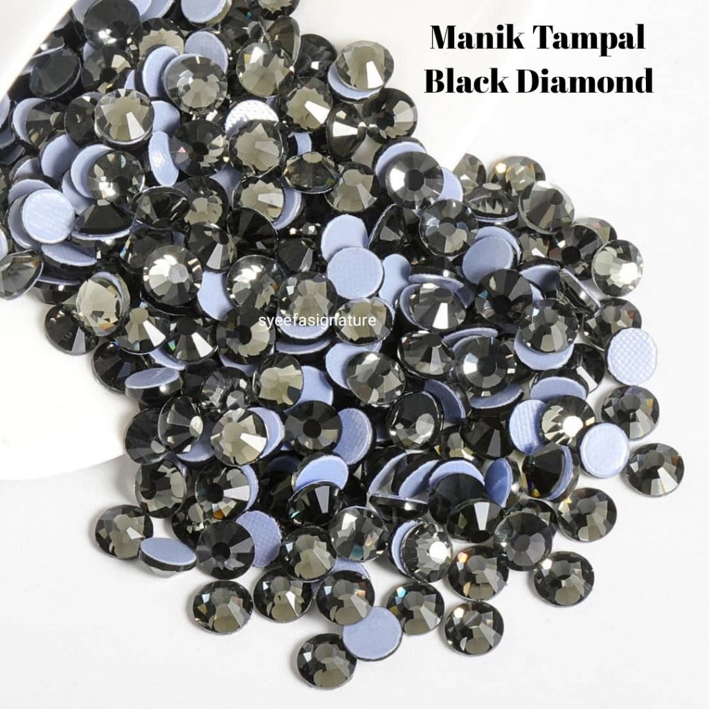 Manik Tampal Baju/Tudung | Batu Tampal Baju/Tudung Black Diamond ...