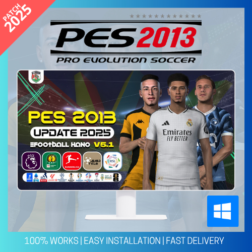 PES 2013 + Patch 2025 + Data Pack 6 Pro Evolution Soccer PC Games ...