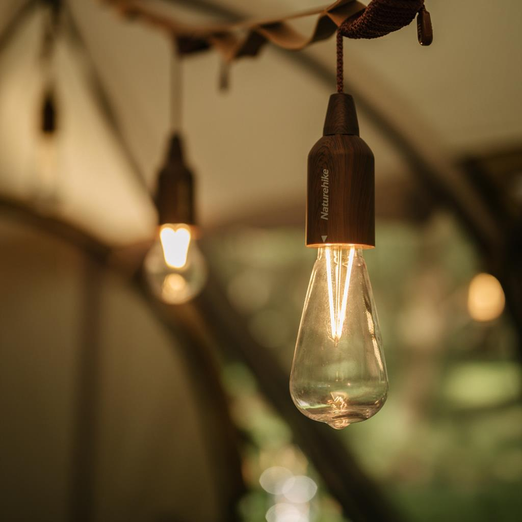Rechargeable Waterproof Camping Hanging Pull String Light Atmosphere ...