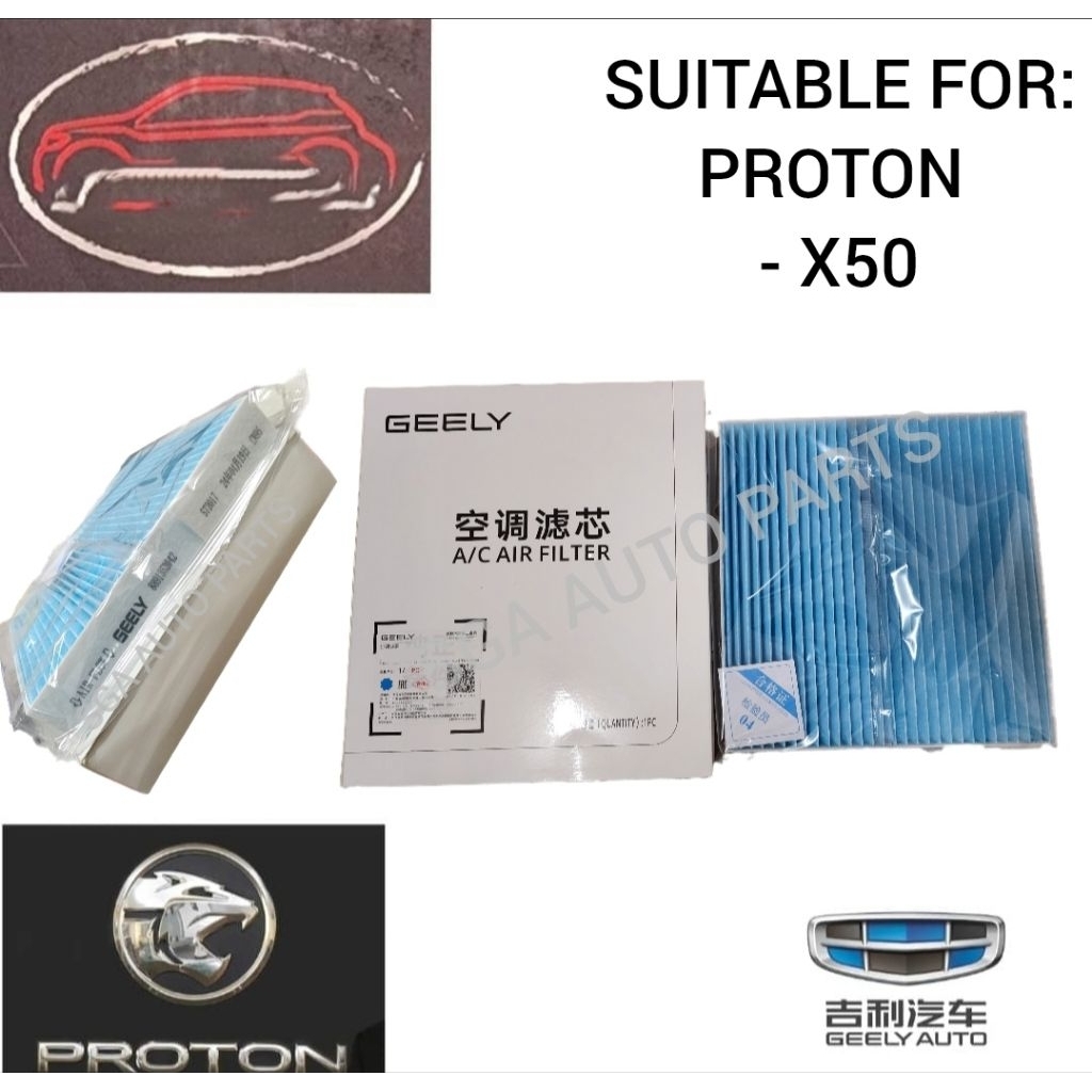 100% ORIGINAL PROTON X50 N95 AIRCOND FILTER / CABIN FILTER | Shopee ...