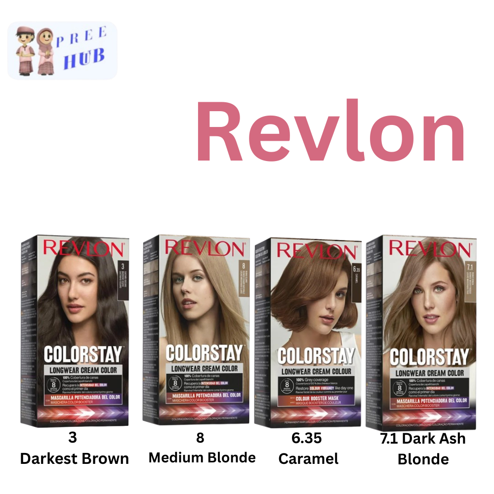 Revlon Colorstay Longwear Cream Color Shade 3 Darkest Brown | Shopee ...