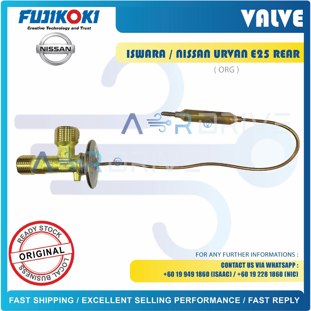 FUJIKOKI ORIGINAL ISAWARA PATCO / NISSAN URVAN E25 REAR EXPANSION VALVE ...