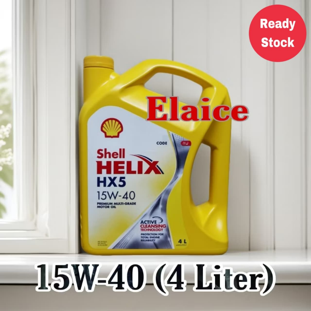 Shell Helix HX5 15W40 engine oil (4 liter) HongKong For Toyota , Honda ...