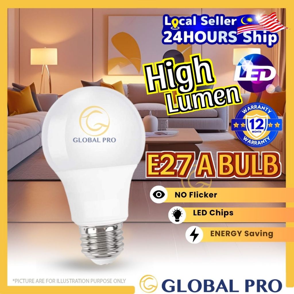 𝐆𝐋𝐎𝐁𝐀𝐋 𝐏𝐑𝐎 Mentol E27 LED Bulb LED Lampu LED Siling down light led ...