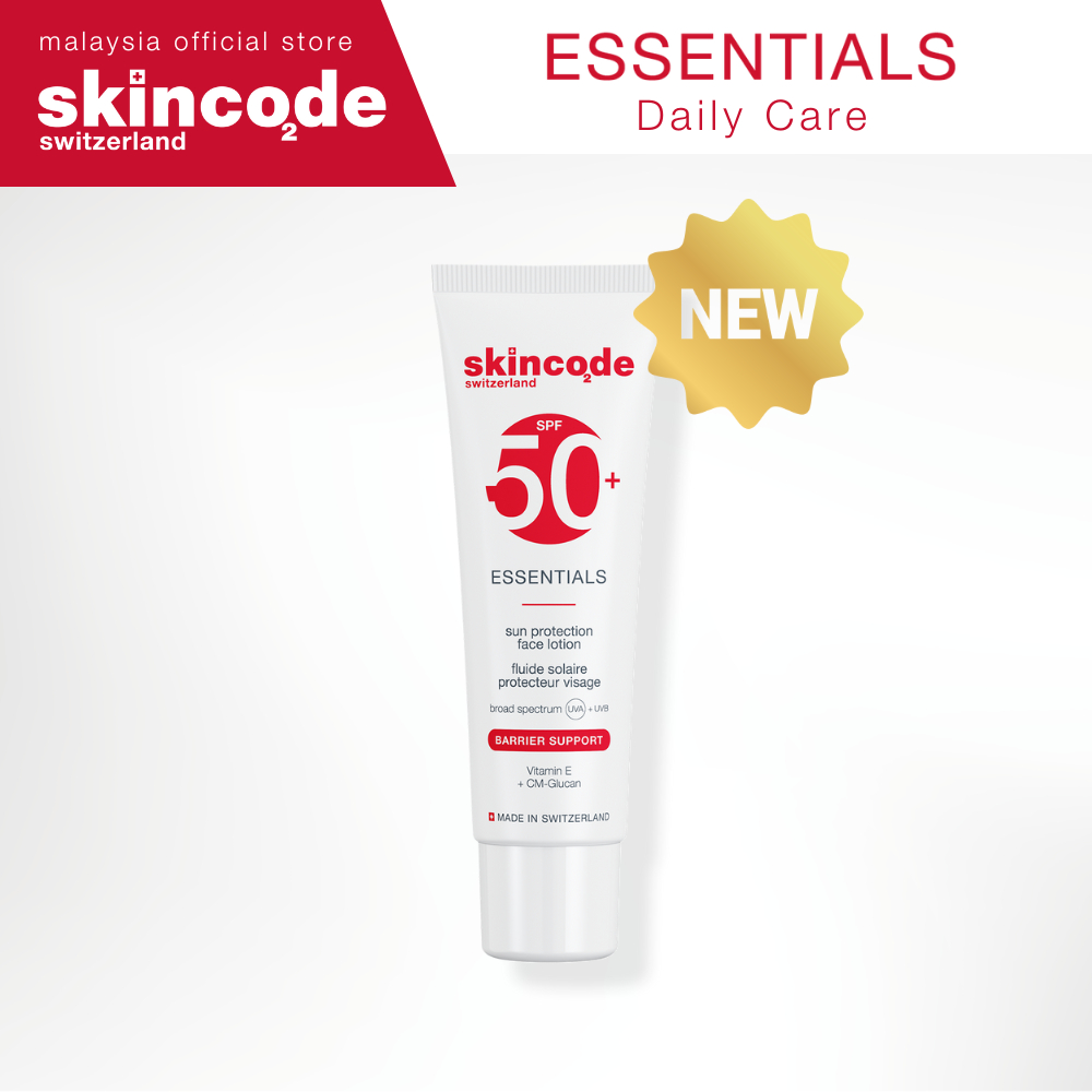 Skincode ESSENTIALS Daily Care Sun protection face lotion spf 50+ (50ml ...