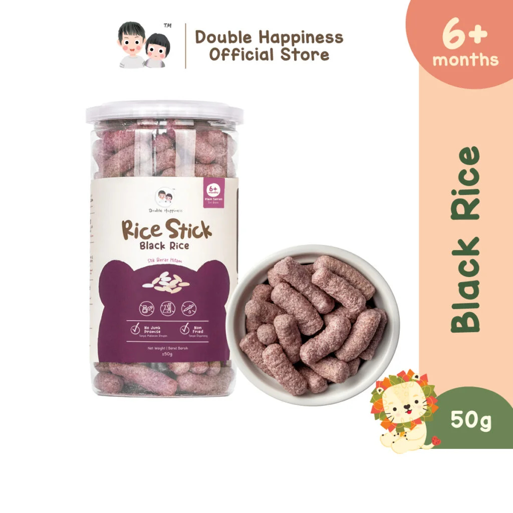 Double Happiness Rice Stick (Black Rice) 6m+ | Shopee Malaysia