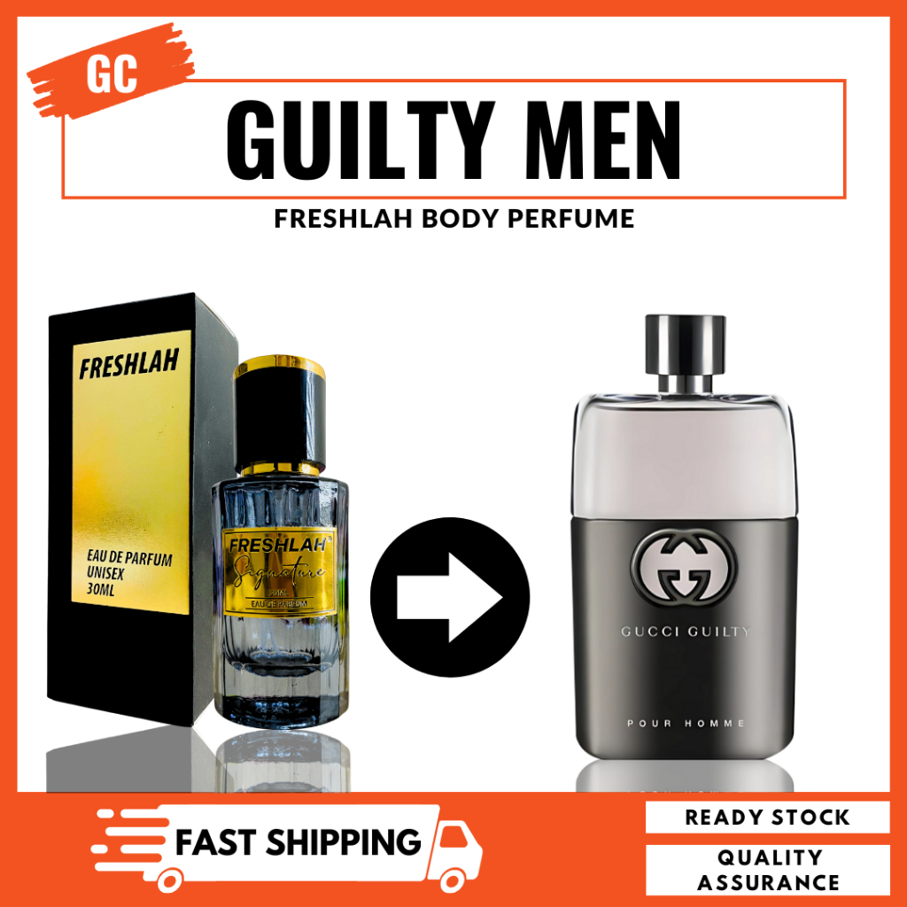 [ GC GUILTY MEN ] Freshlah Perfume Minyak Wangi Tahan Lama Boleh Bawak ...