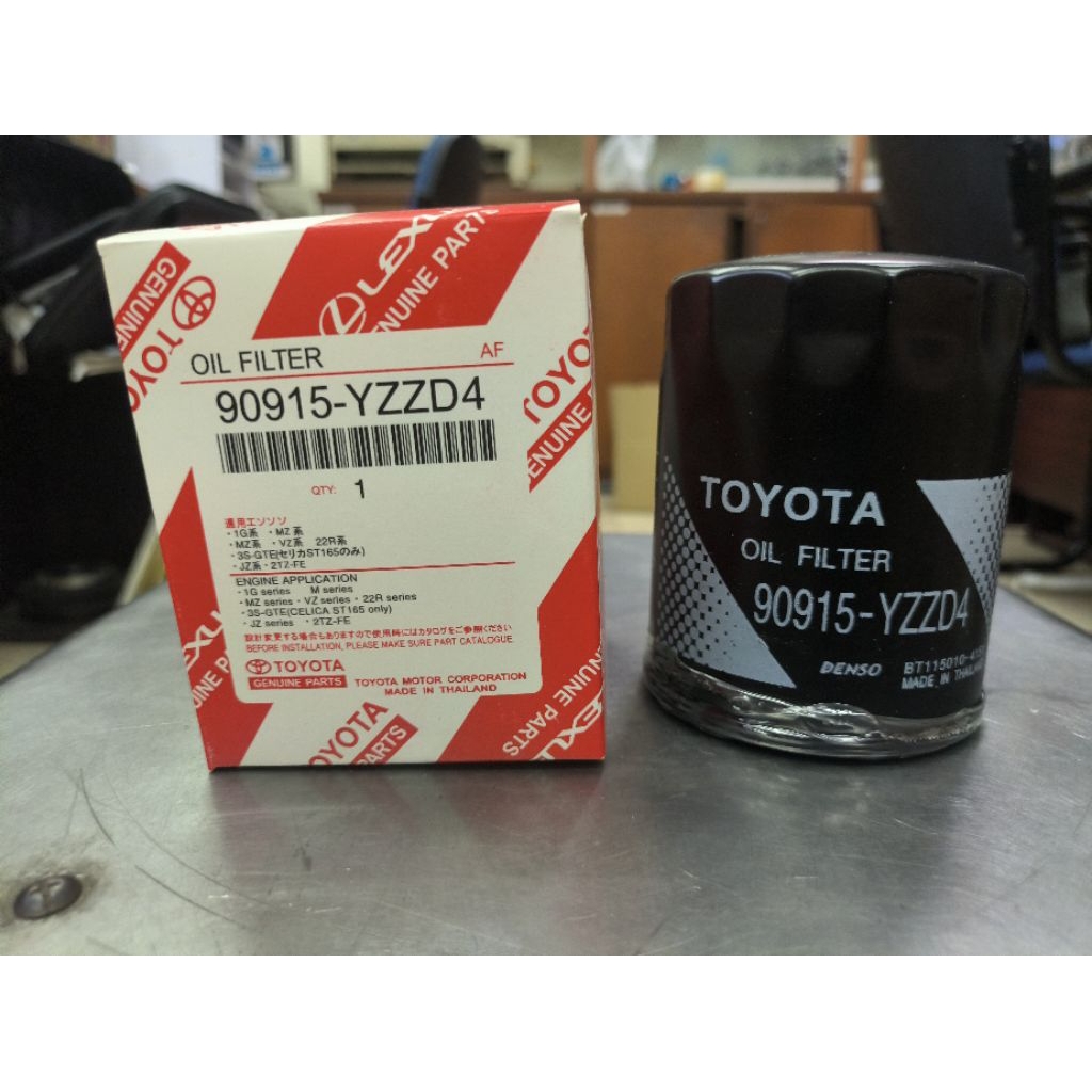 OIL FILTER TOYOTA YZZD4 90915-YZZD4 FOR HILUX KUN25 / KUN26 / KDH200 ...