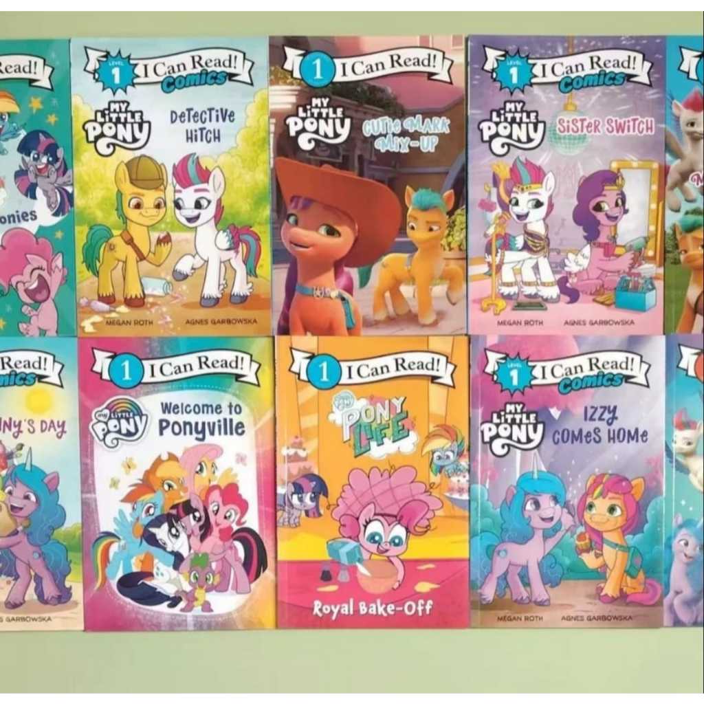 I Can Read My Little Pony Early Learning Kids Story Books (10 Books ...