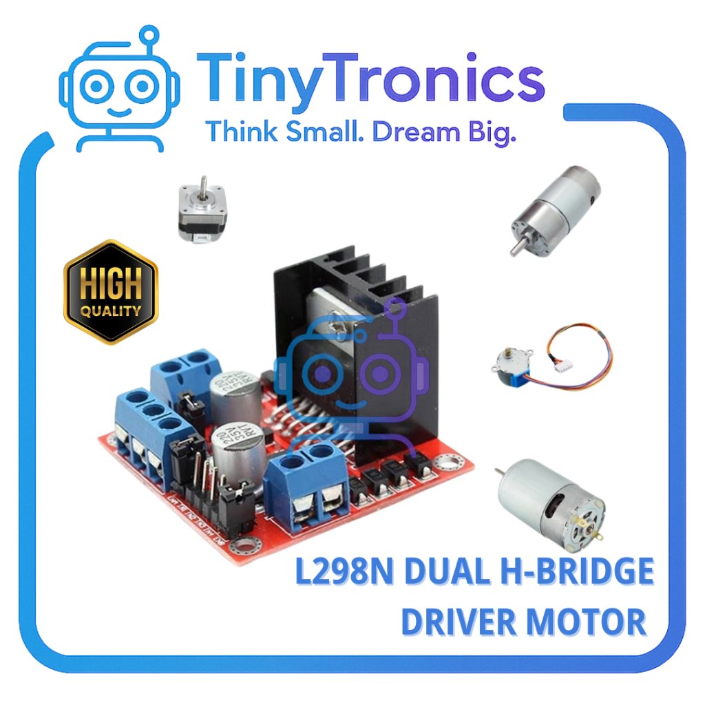 L298N L298 DUAL H BRIDGE STEPPER MOTOR DRIVER MODULE | Shopee Malaysia