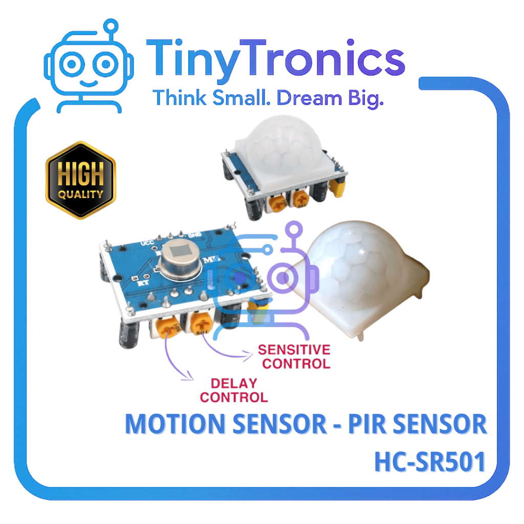HC-SR501 SR501 PIR MOTION SENSOR PYROELECTRIC INFRA RED SENSOR | Shopee ...