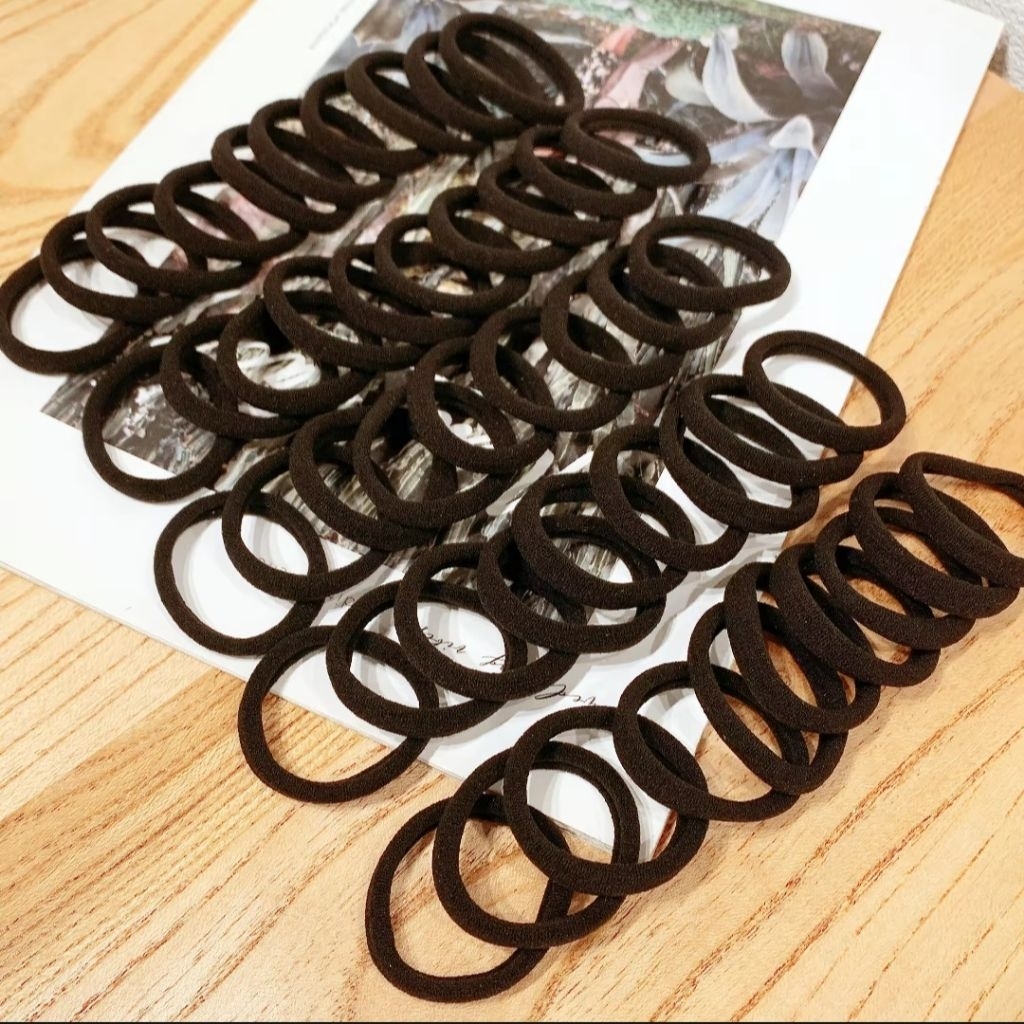 Getah Rambut Hitam Kemas | Shopee Malaysia