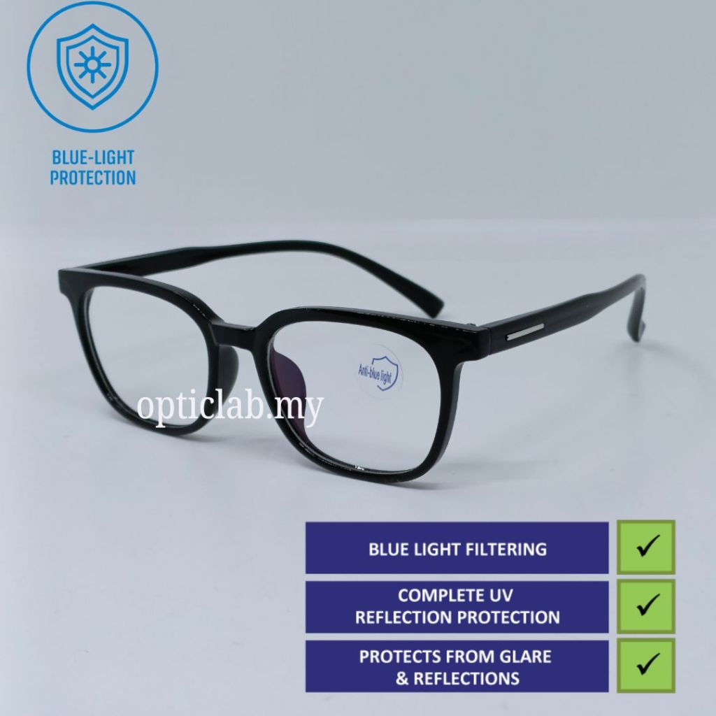 Design Terbaru Cermin Mata Anti Blue Ray Anti Silau UV Protection Komputer Driving Eyeglasses ...