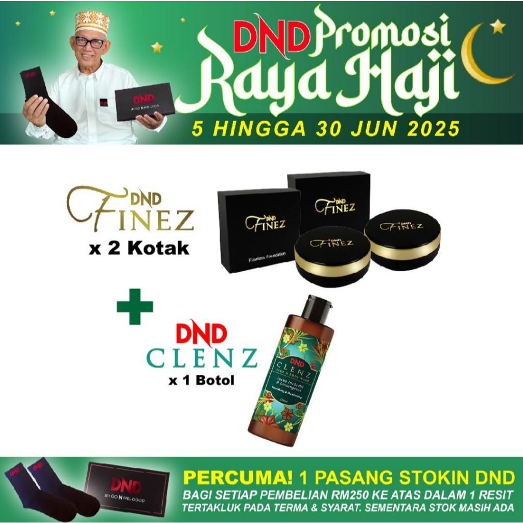 DND Finez Flawless Foundation (2 kotak) + DND Clenz Face & Body Wash (1 Botol x 220ml) | Shopee ...