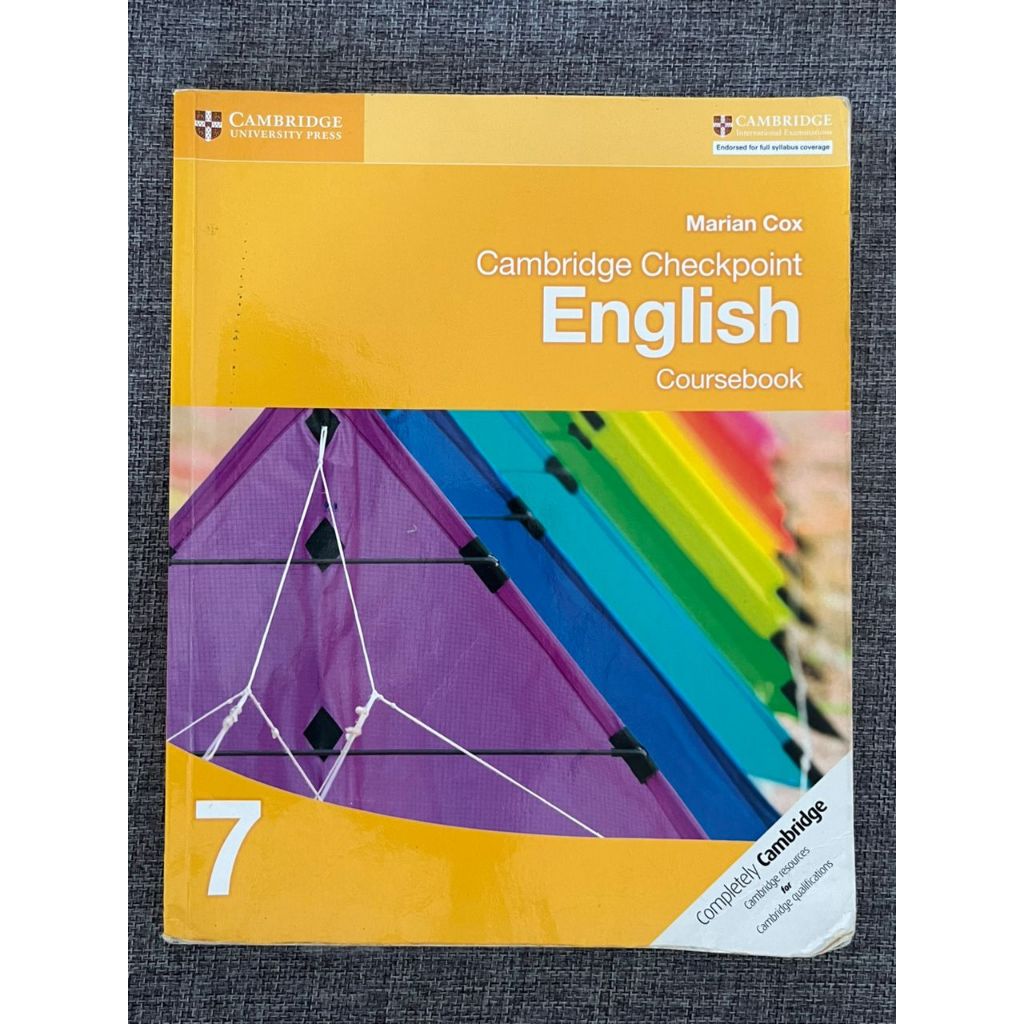 Cambridge Checkpoint English Coursebook 7 | Pre-loved | Cambridge Lower ...