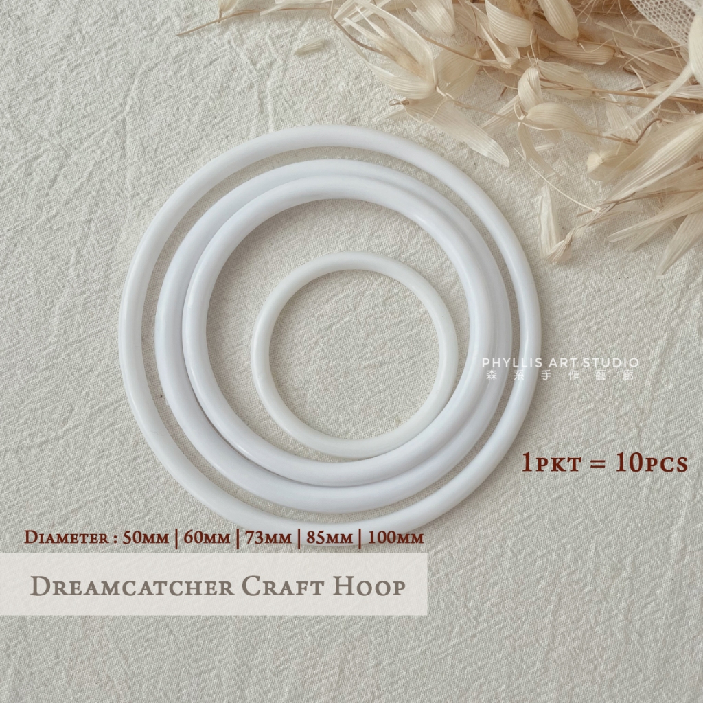 Dreamcatcher Craft Hoops | Plastic Hoop for Macramé | DIY Craft Ring ...